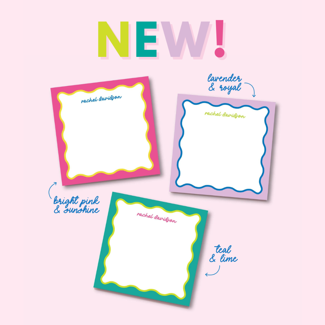New Summer Wavy Notepads & How to Pair – Joy Creative Shop