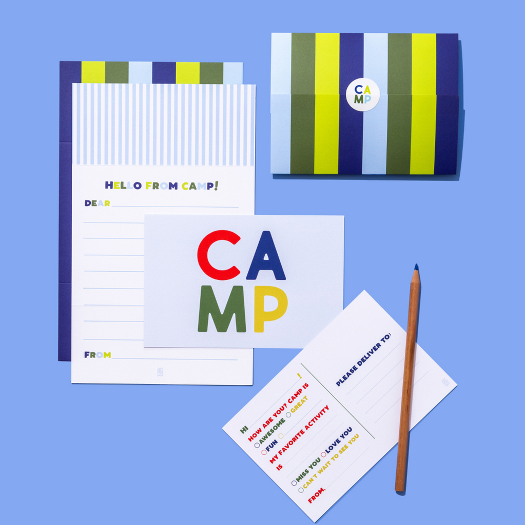 Camp Tri-fold - Blue – Joy Creative Shop
