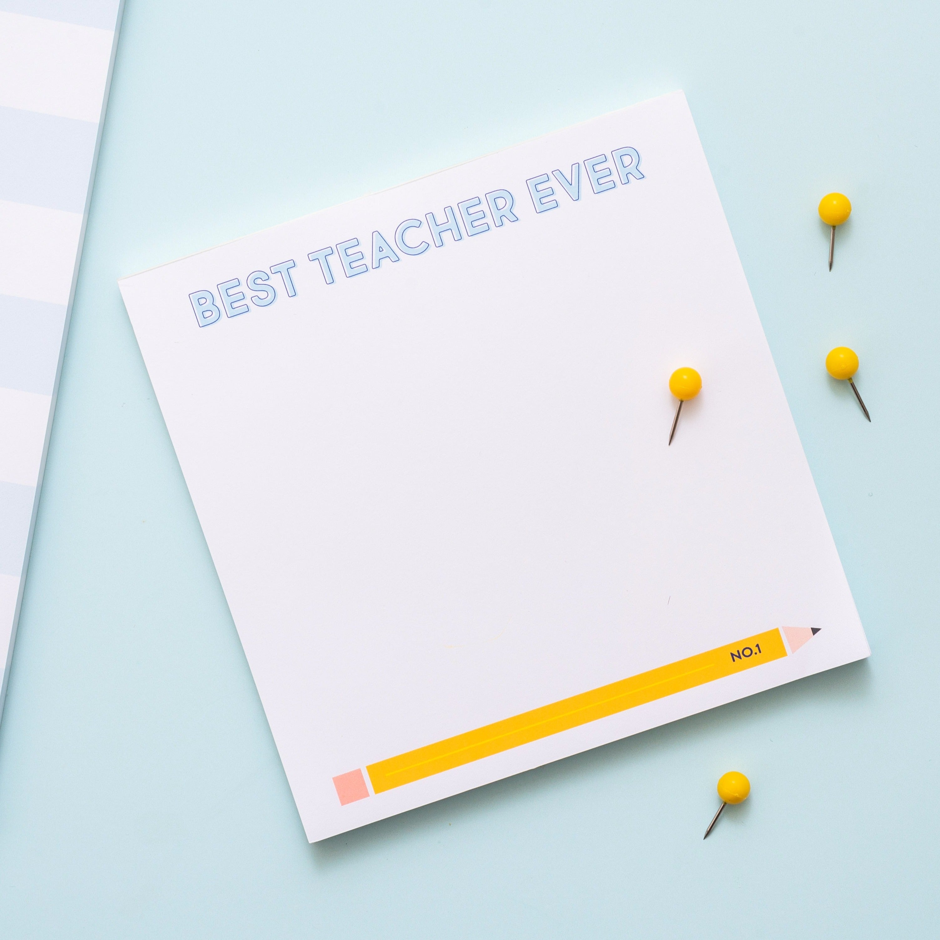 Best Teacher Ever Notepad – Joy Creative Shop